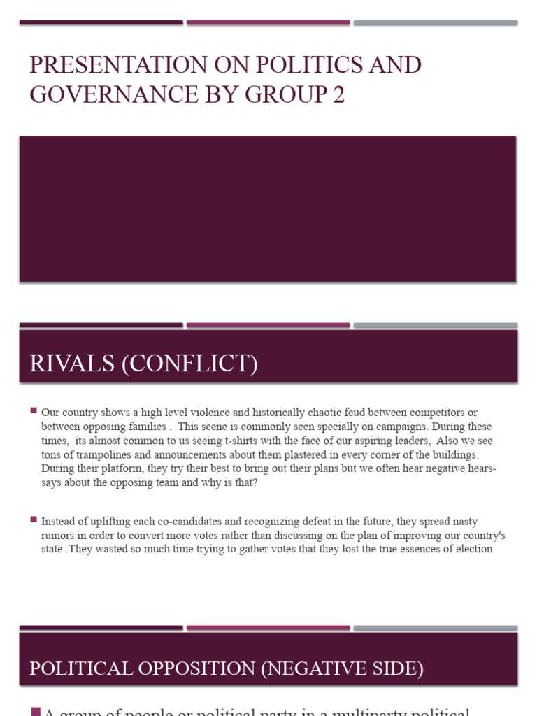 POLGOV PRESENTATION.1 | PDF | Democracy | Political Ideologies