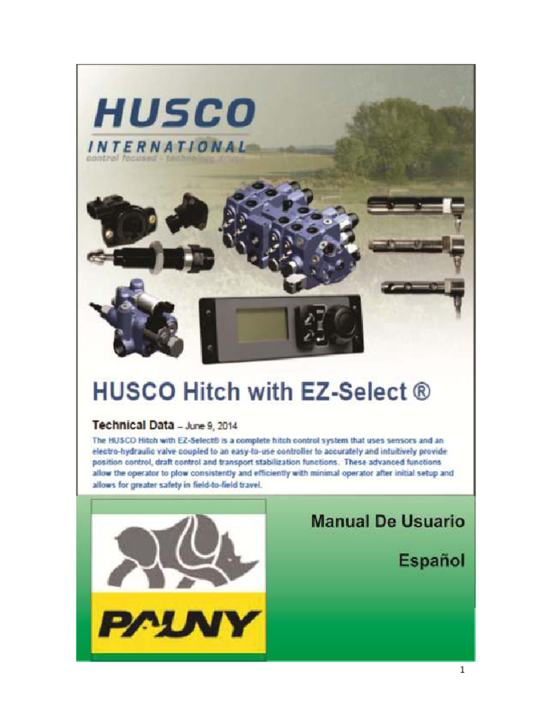 Control HUSCO Hitch con EZ-Select | PDF | Arado | Tractor
