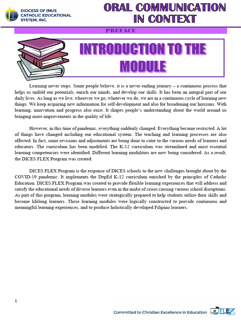 Module 1 | PDF | Communication | Learning