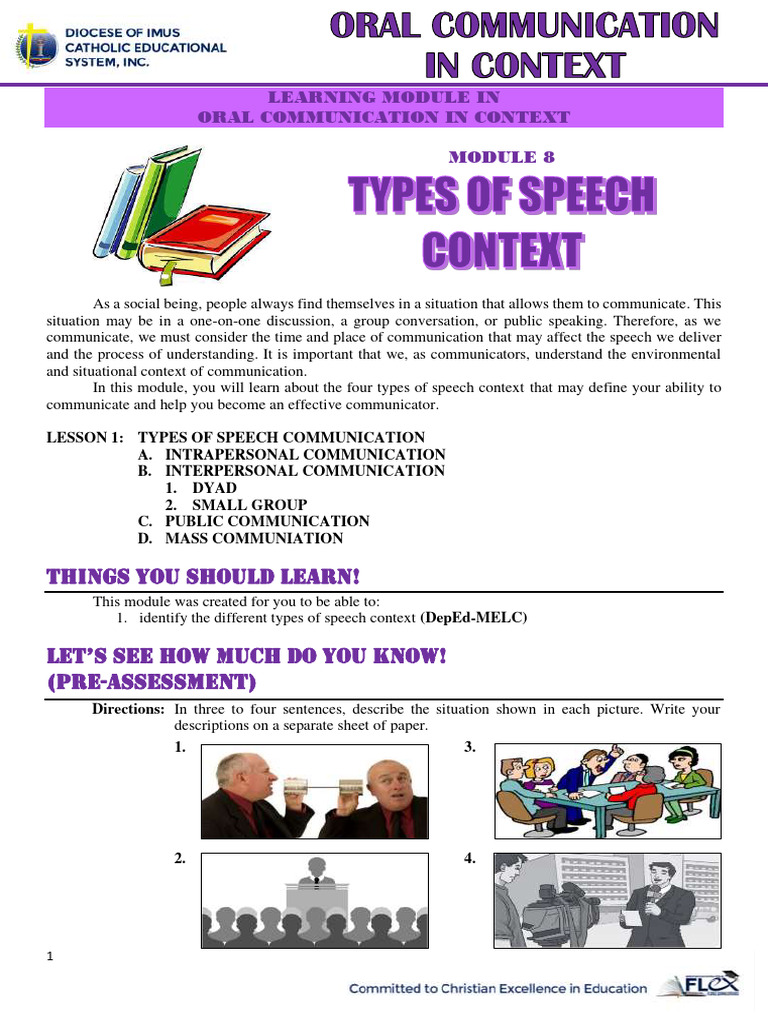 Module 8 Pdf Communication Interpersonal Communication