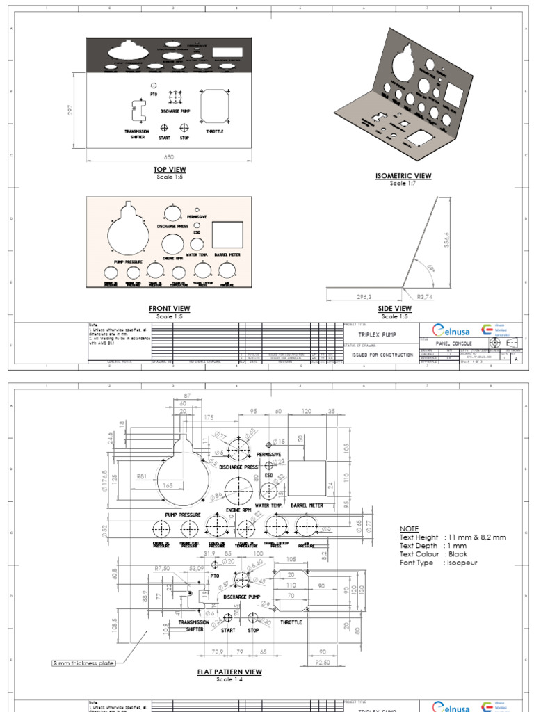 Triplex Pump Panel | Download Free PDF | Graphic Design