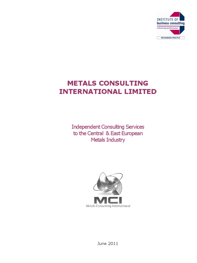 MCI Brochure | PDF | Consultant | Feasibility Study