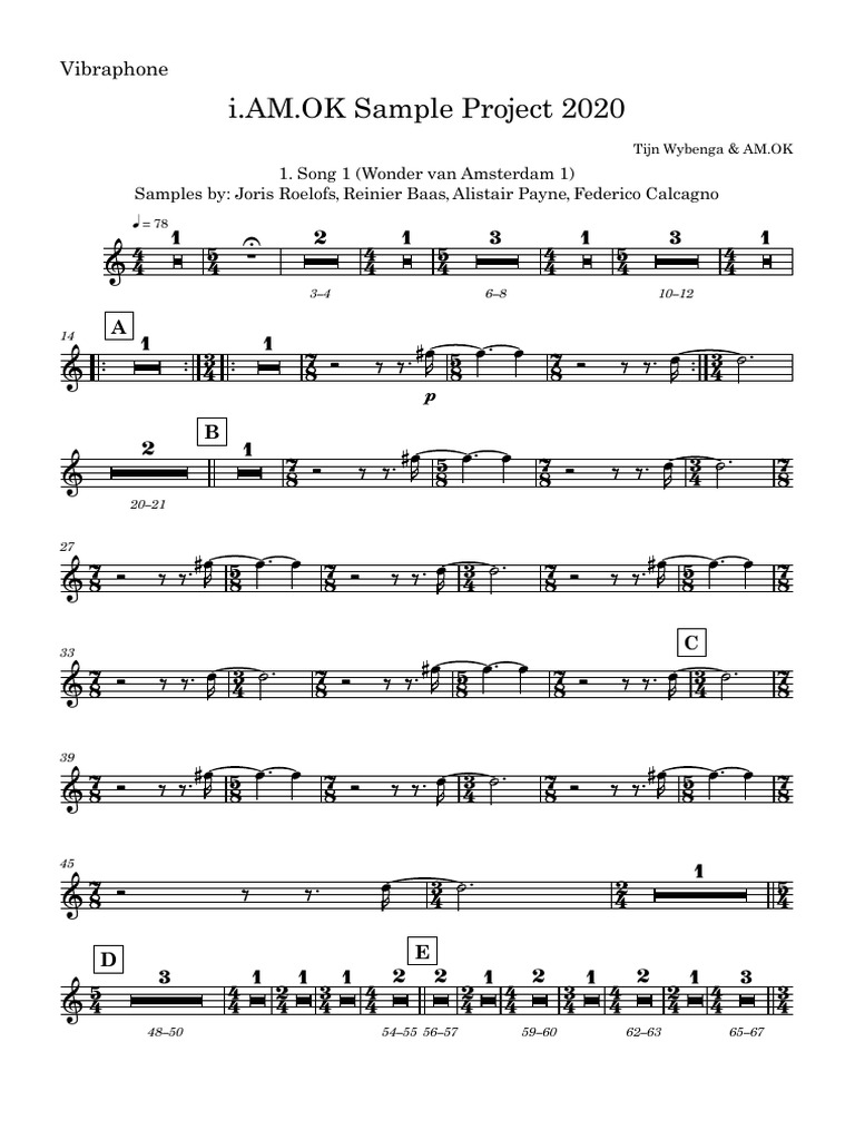 Vibraphone Sample Project Overview | PDF | Musical Instruments | Music ...