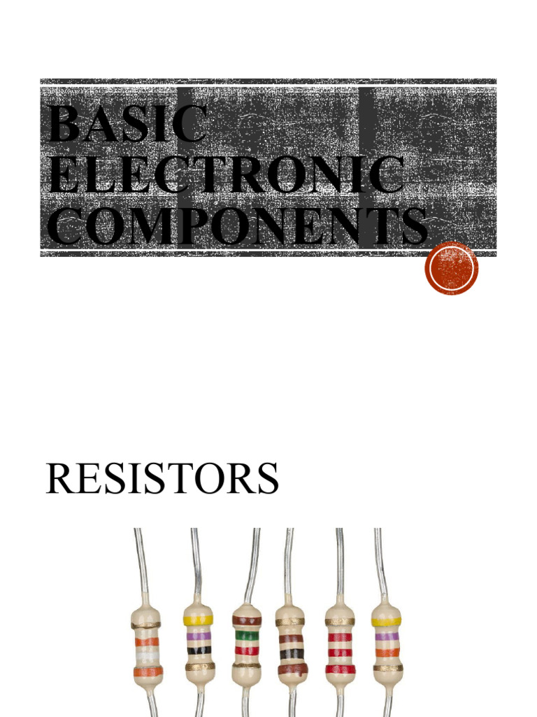 Understanding Basic Electronic Components | PDF | Rectifier | Capacitor