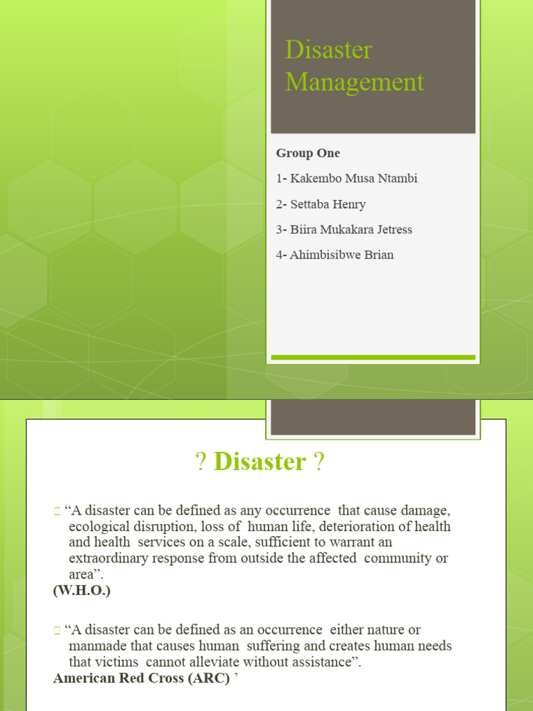Disaster Management Overview for Class 9 | PDF | Emergency Management ...