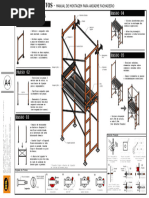 Manual Andaime Fachadeiro | PDF | Andaime | Resistência dos materiais