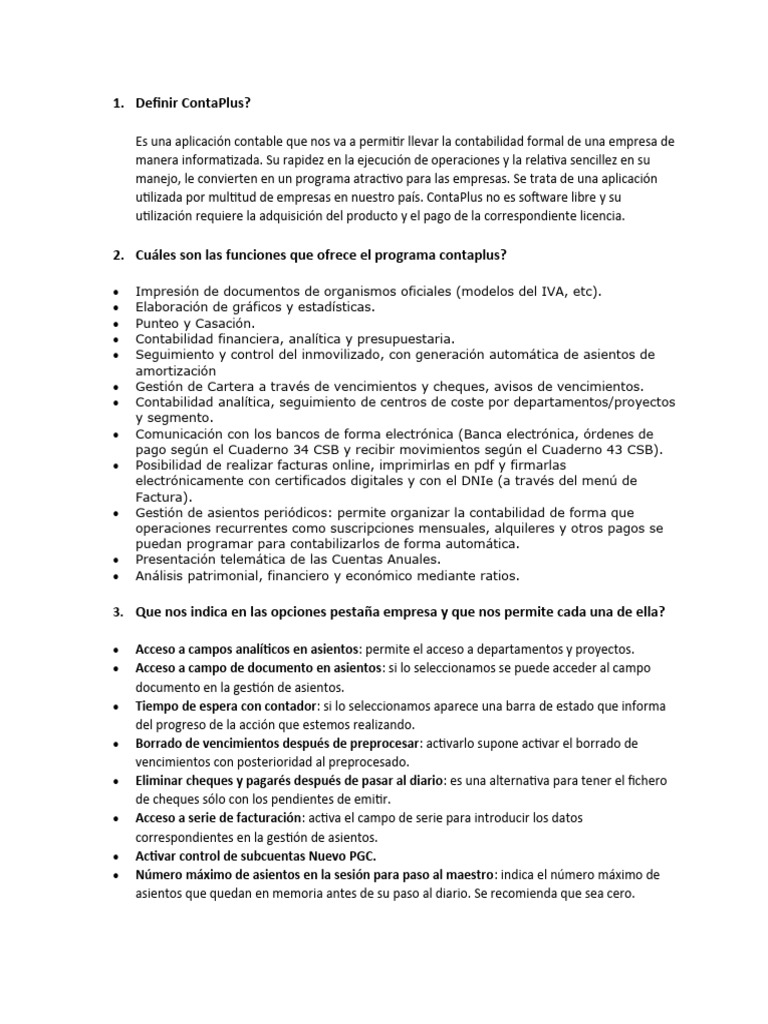 Practica Contaplus | PDF | Contabilidad | Ventana (informática)