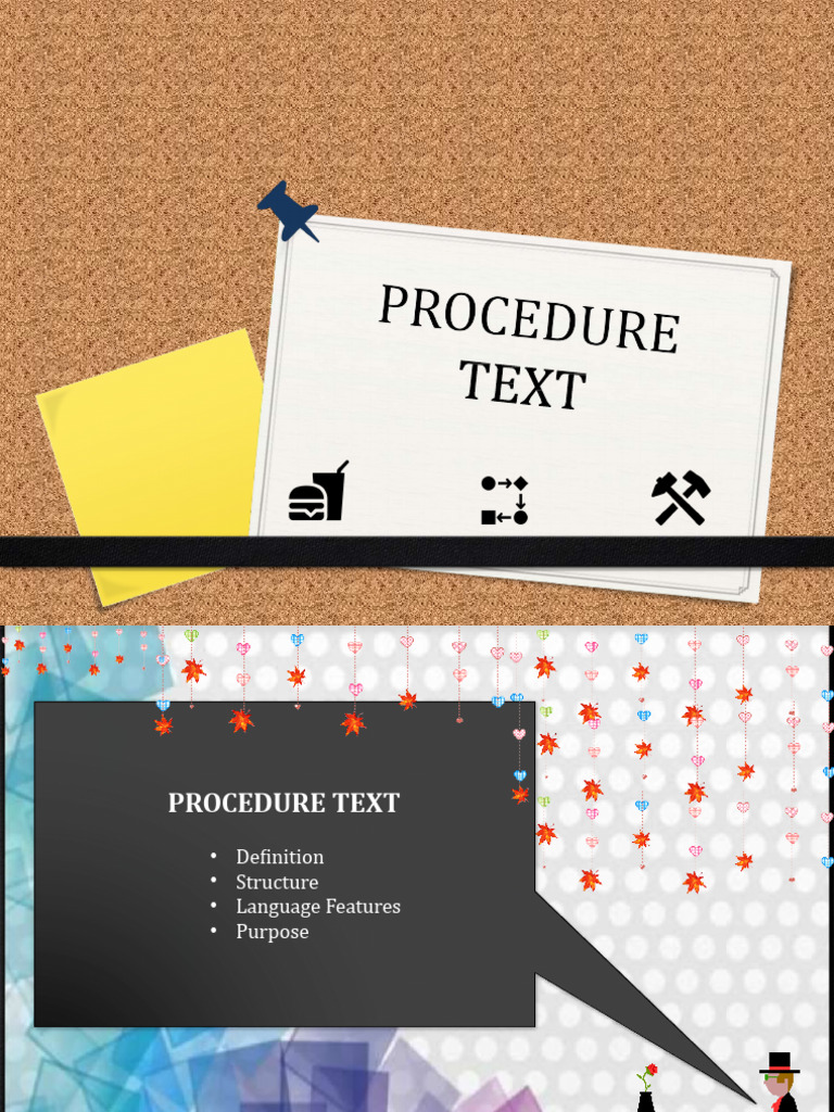 Procedure Text | PDF | Verb | Linguistic Typology