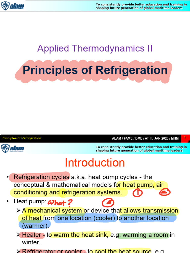 Principles Of Refrigeration Pdf Heat Pump Heat Transfer