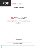 Internet Bankarstvo PBZ | PDF