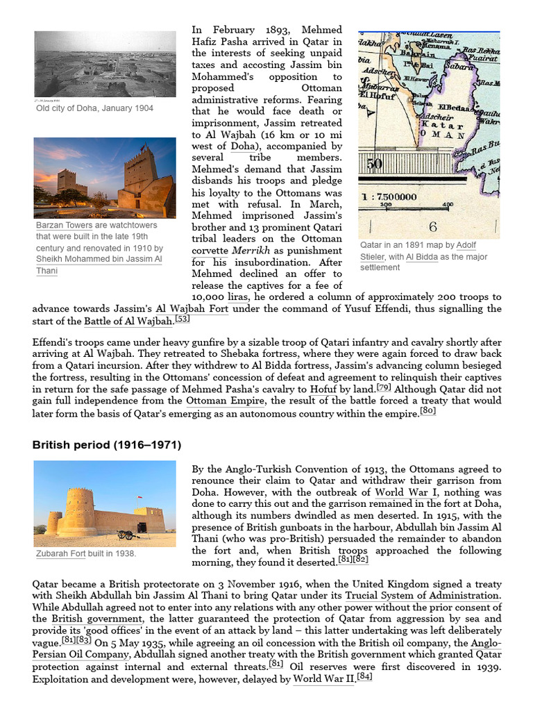 Qatar - 5 | PDF | International Relations | Politics Of The Ottoman Empire