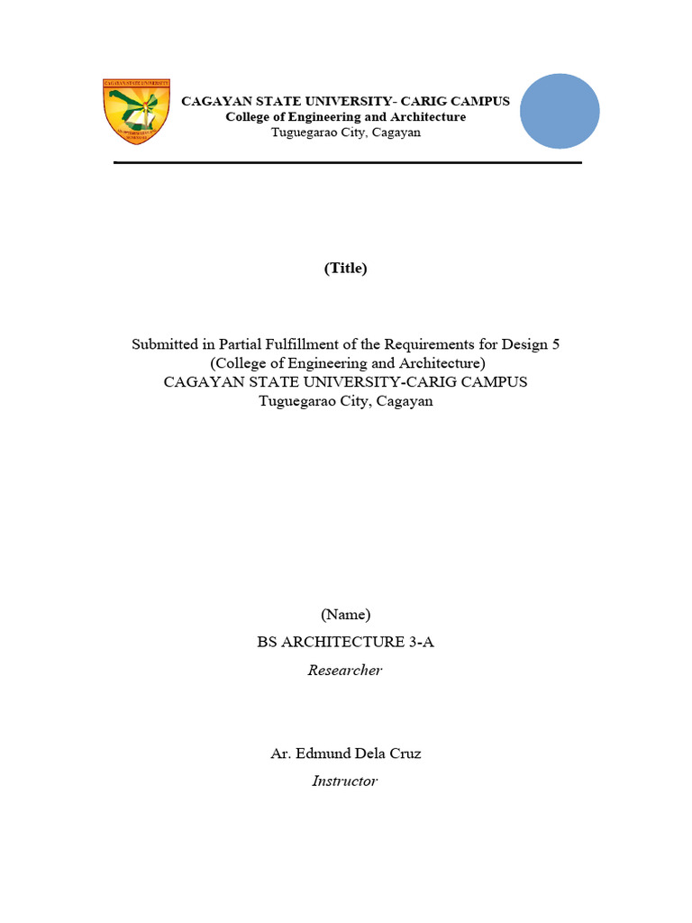 Cover Page Design RSW | PDF