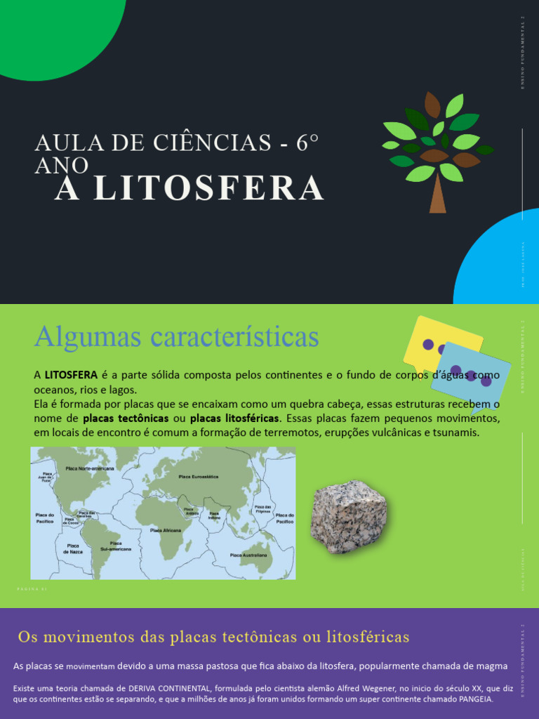A Litosfera - Prof. José Laguna Imprimir | PDF | Terra | Crosta (Geologia)