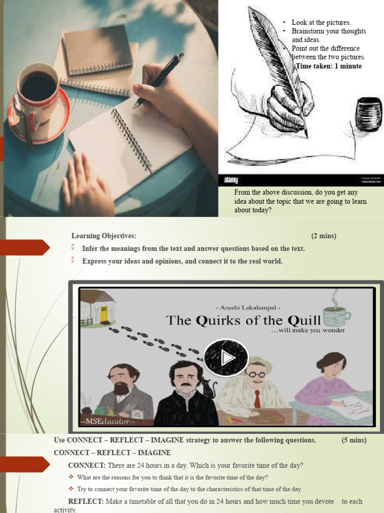 Quirks of Writers: A Learning Guide | PDF