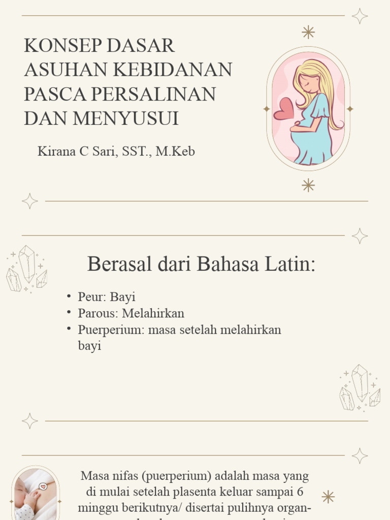 Konsep Dasar Asuhan Kebidanan Pasca Persalinan Dan Menyusui | PDF | Pengembangan Diri ...