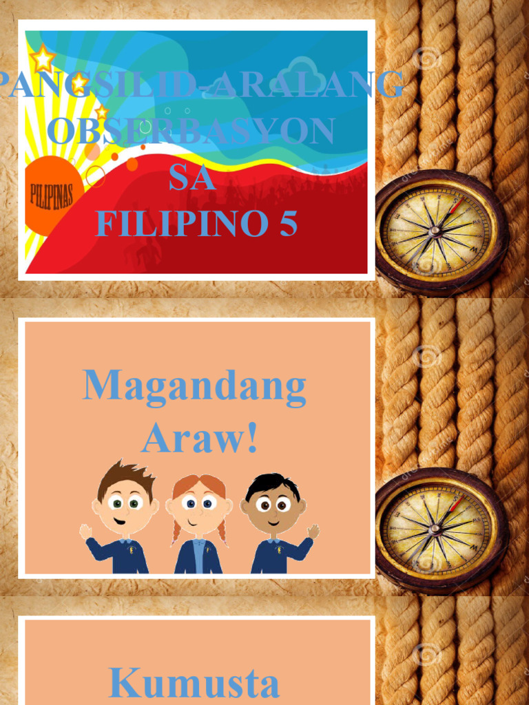 Filipino 2ND Cot | PDF