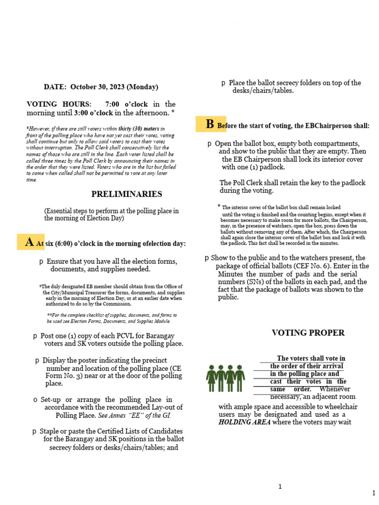 Election Day Module-Merged | PDF | Voting | Elections