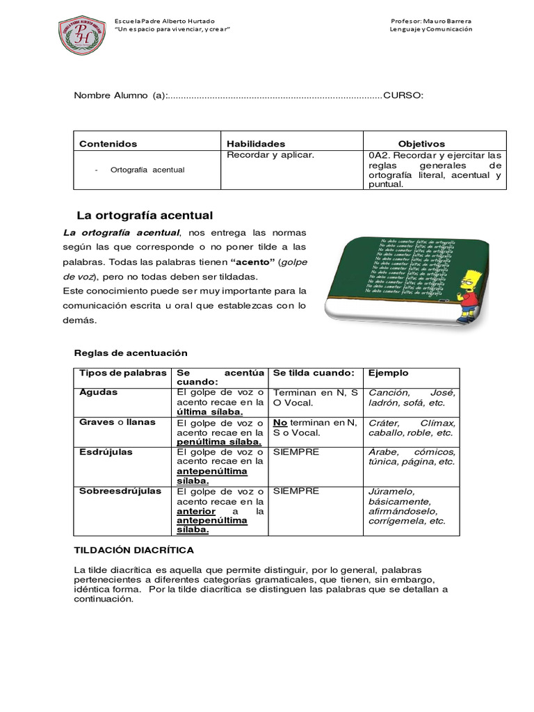 Taller-de-ortografía-acentual | PDF | Lingüística | Idiomas