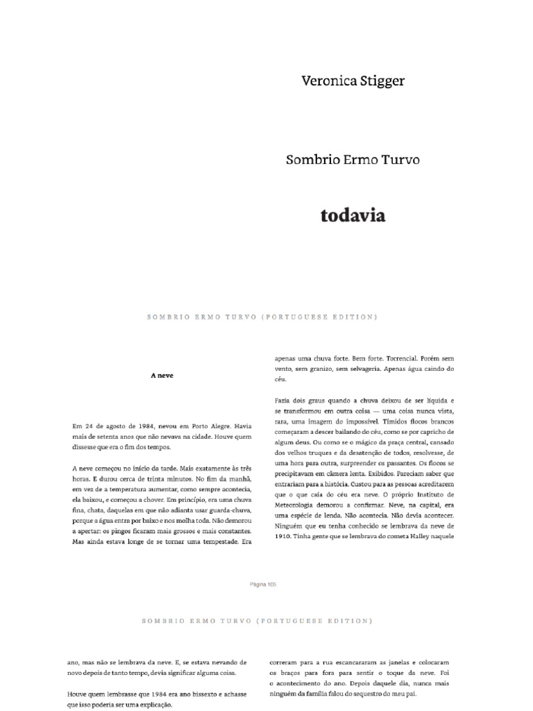 Stigger Veronica Sombrio Ermo Turvo Pdf