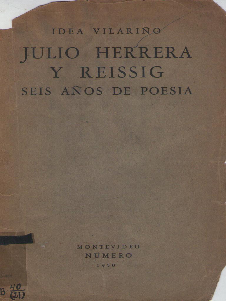 Julio Herrera y Reissig - Idea Vilariño | PDF