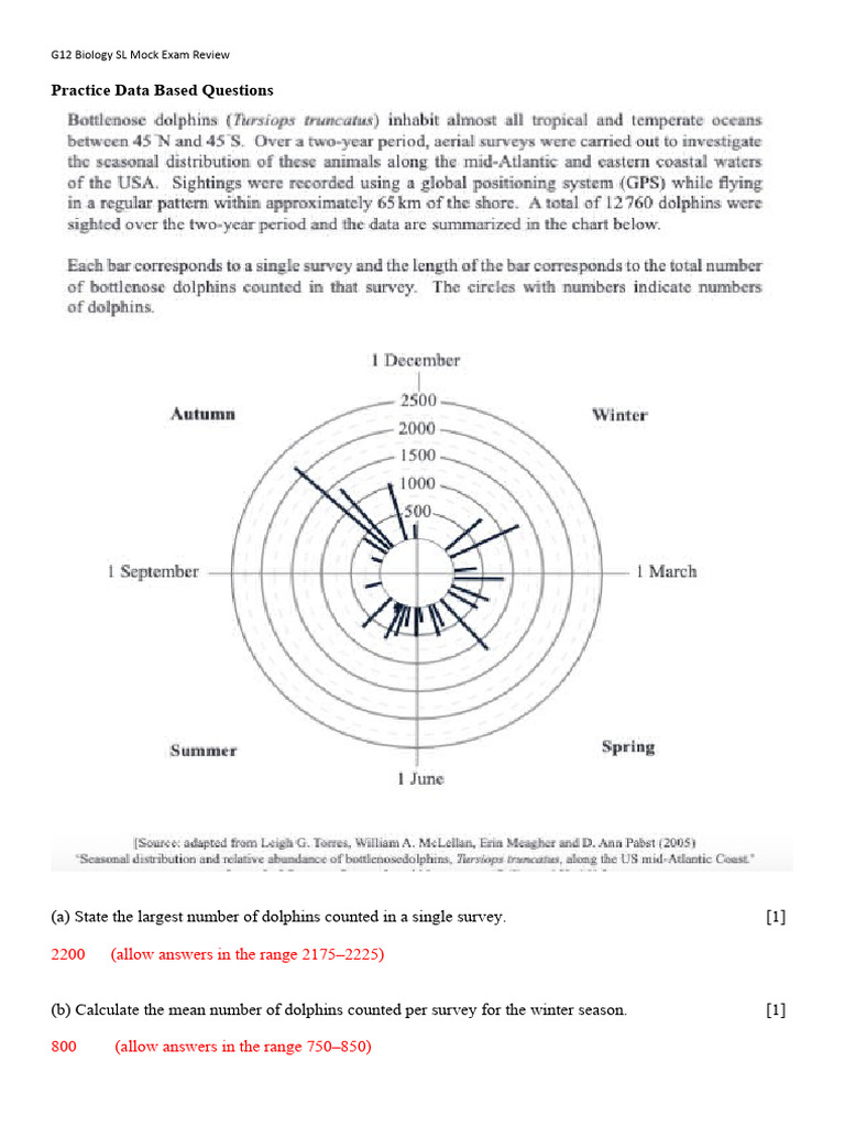 Dolphin DBQ - ANSWERS | PDF | Dolphin | Water