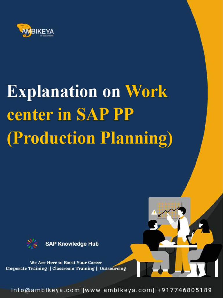 Explanation On Work Center in SAP PP | PDF | System | Systems Science