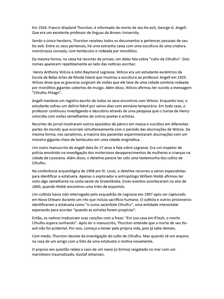 O Chamado de Cleiton | PDF O Chamado de Cleiton | PDF