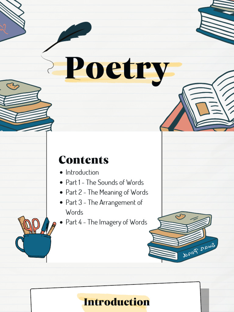English 8 Poetry | PDF | Poetry | Metre (Poetry)