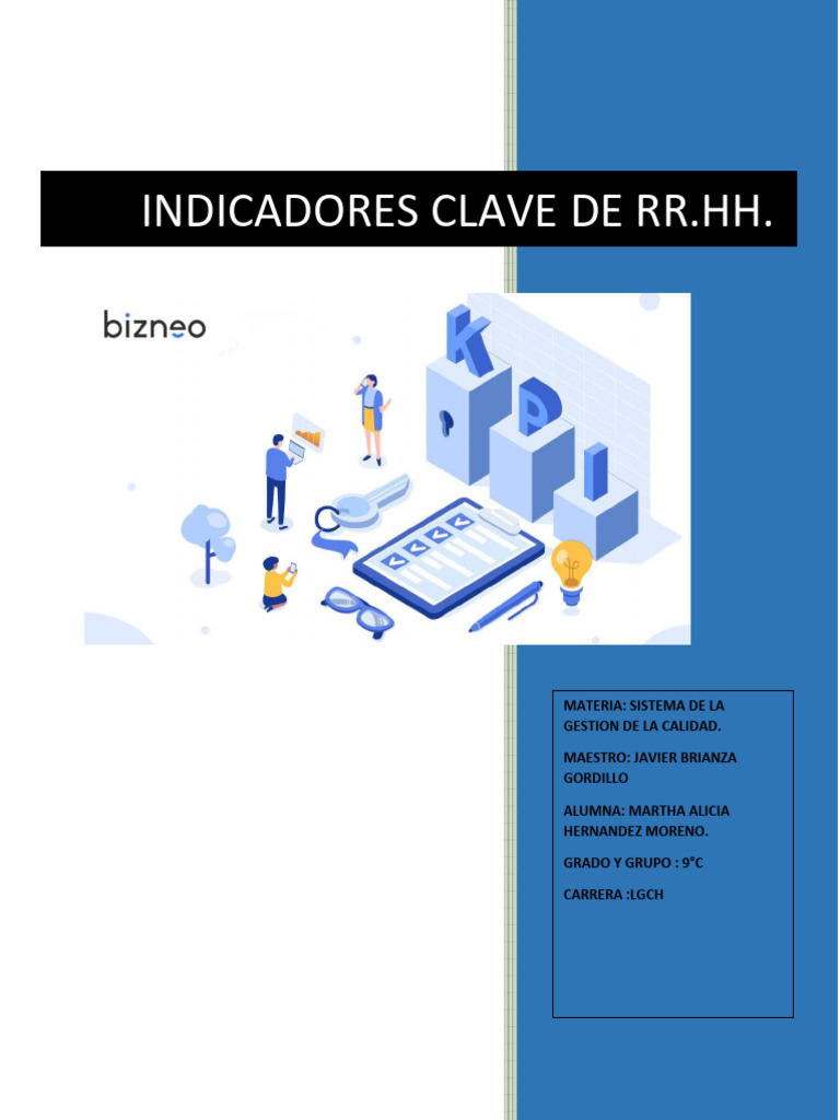 Indicadores de RRHH | PDF | Indicador de rendimiento | Gestión de recursos humanos