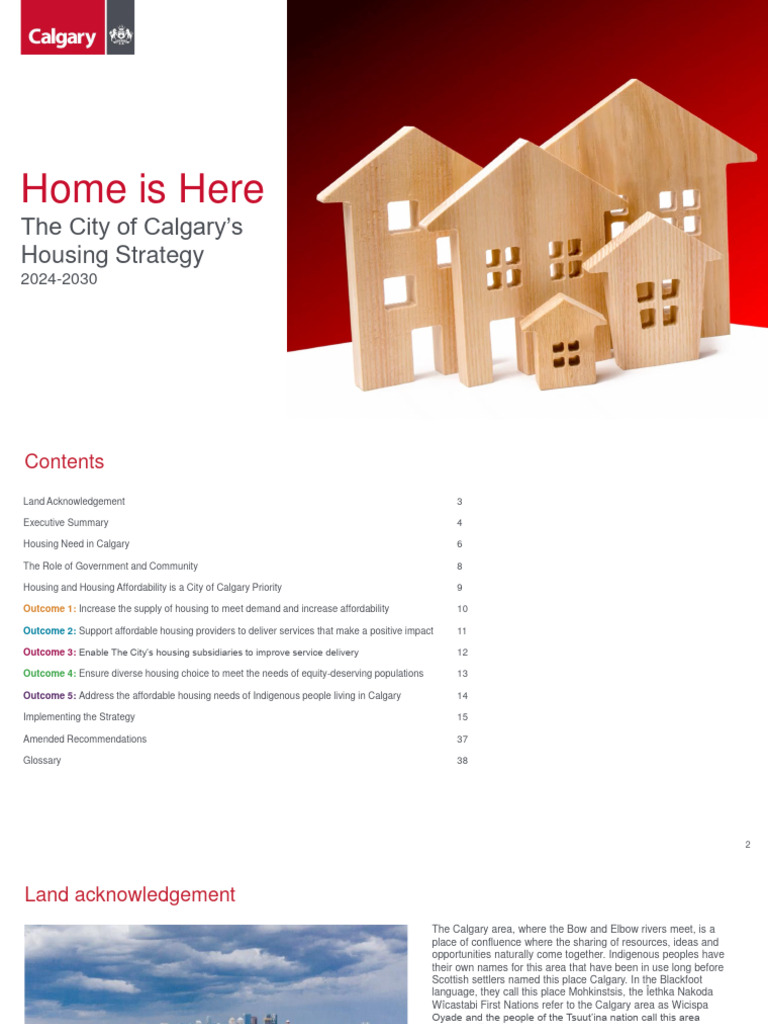 Calgary's 2024-2030 Housing Strategy | PDF | Affordable Housing | Economies
