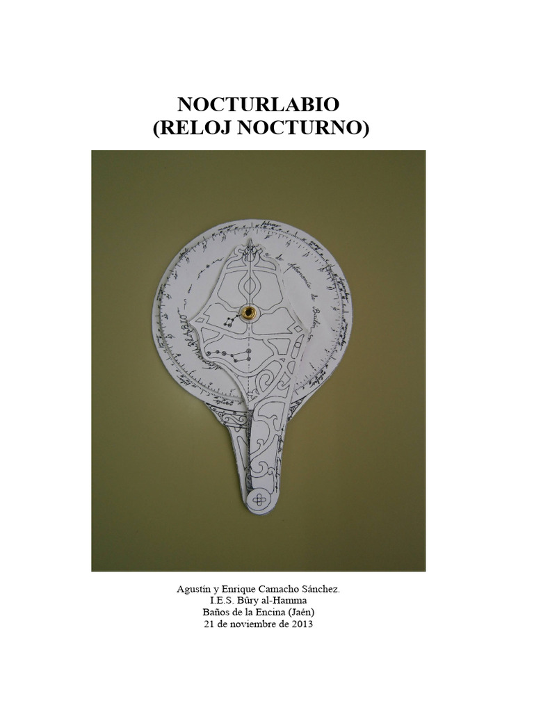 Cómo hacer un nocturlabio fácil | PDF | Estrellas