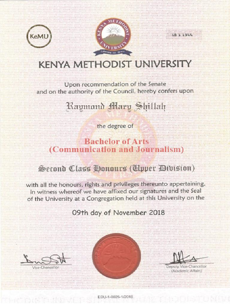 Kemu Degree | PDF
