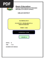 Grade 10 Physical Sciences Term 3 Experiment-1 | PDF | Velocity ...