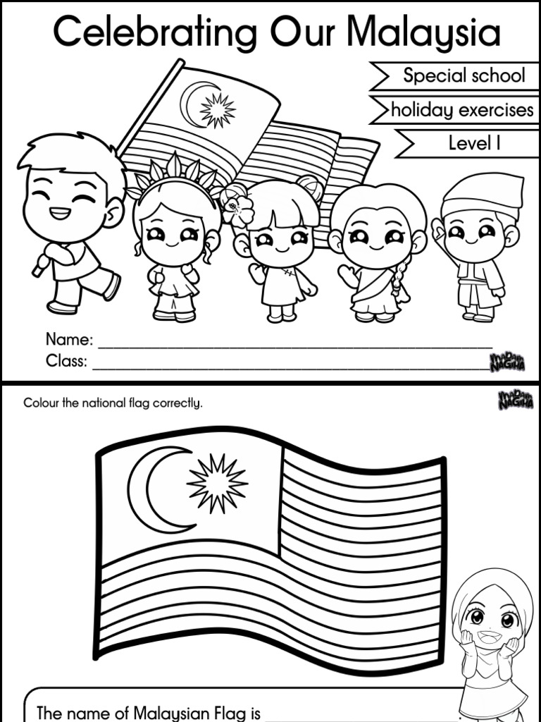 Malaysia State Flags and Activities Worksheet | PDF | Malaysia ...