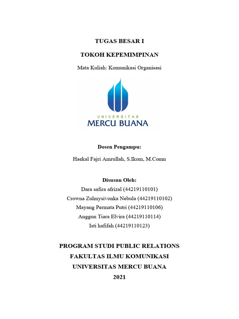 TB1 Kom Organisasi Kelompok 4 | PDF