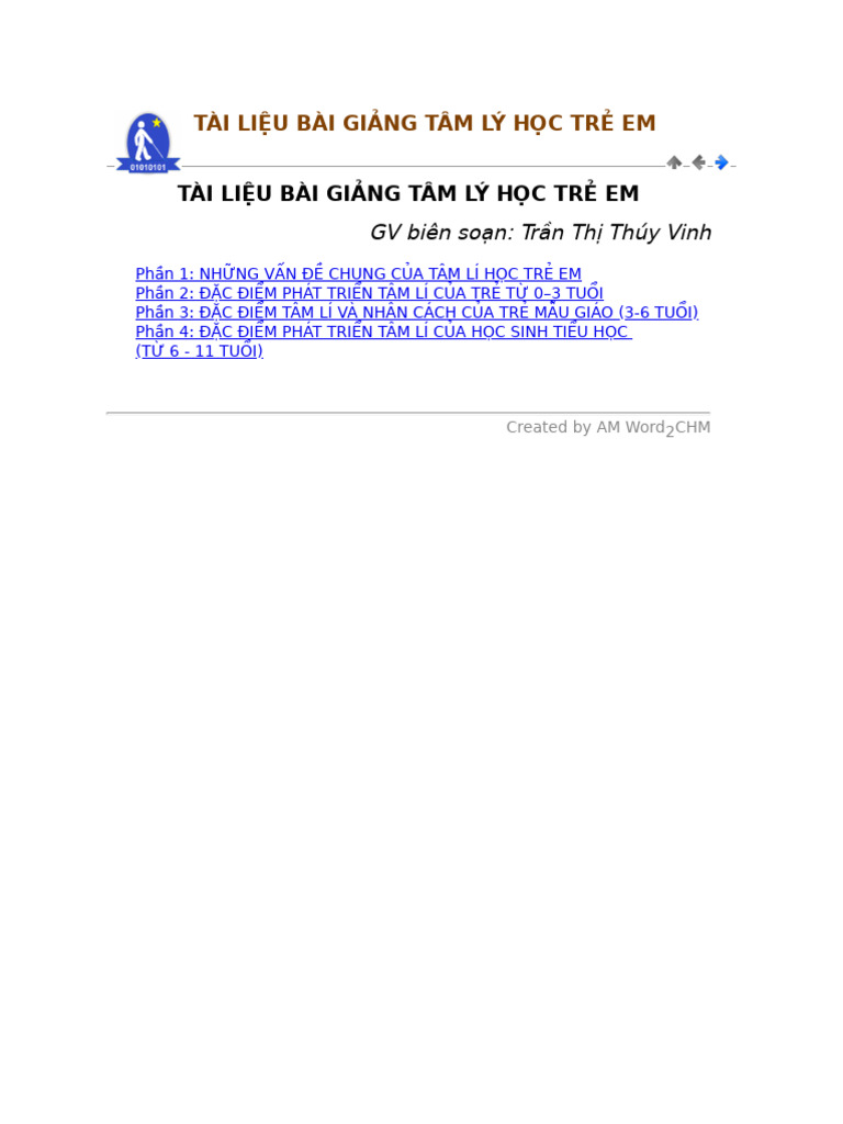 Tam Ly Hoc Tre em | PDF