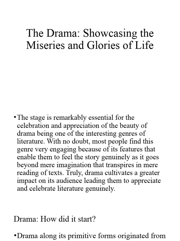 CNF Week 3 - Drama | PDF | Genre