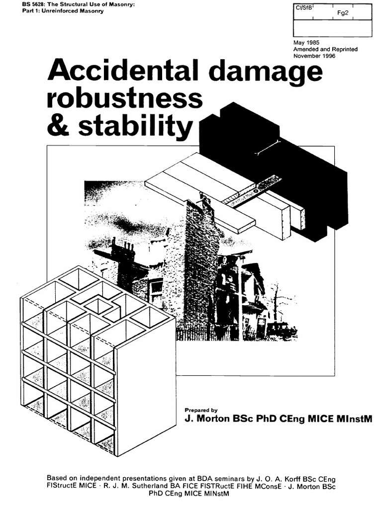 Accidental Damage Robustness and Stability | PDF | Wall | Stress ...