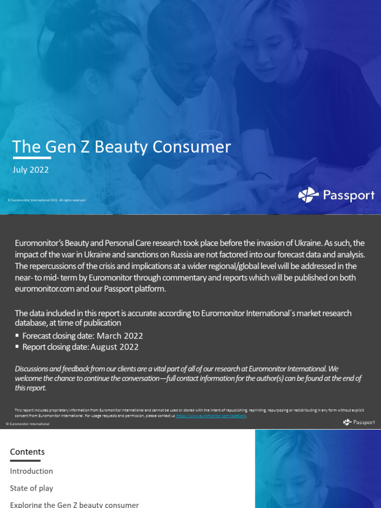 The_Gen_Z_Beauty_Consumer | PDF | Inflation | Millennials