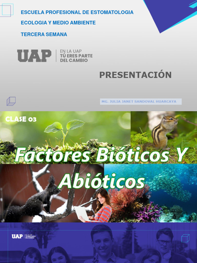 Factores Bioticos y Abioticos | PDF | Organismos | Biología