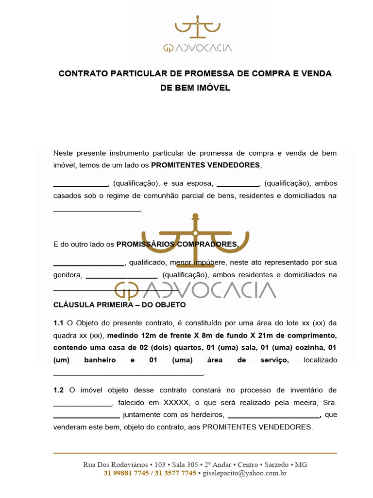 Contrato de Compra e Venda | PDF | Economias | Business