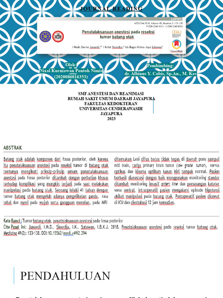 Jurnal Reading - Nixal Kurniawan | PDF