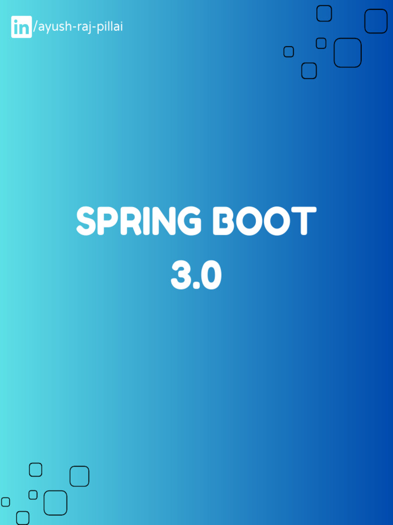 Spring Boot 3.0 Features | PDF | Spring Framework | Java (Programming Language)
