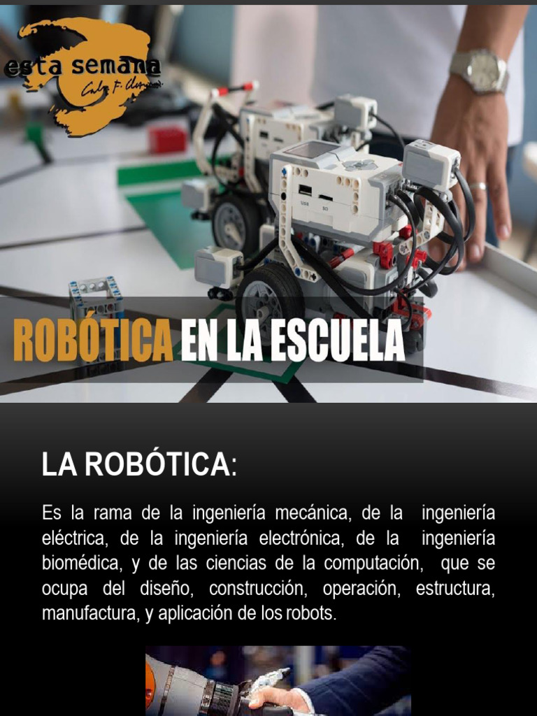 Presentacion de Robotica | PDF | Robot | Robótica