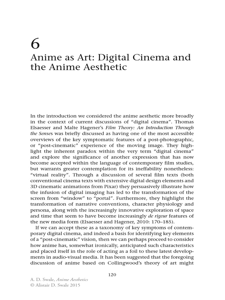 Anime As Art | PDF | Anime | Aesthetics