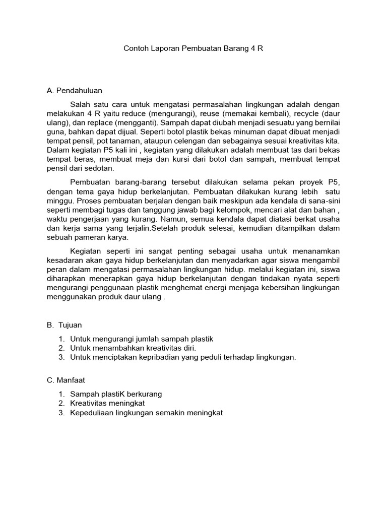 Contoh Laporan | PDF