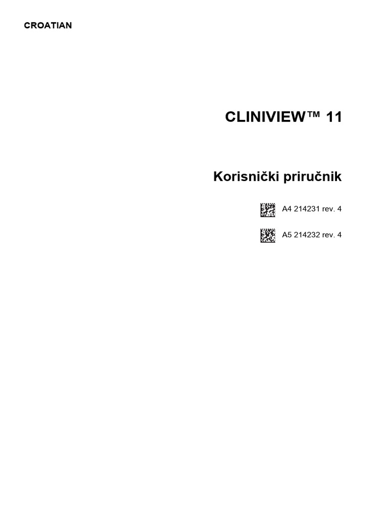 Rev4 CLINIVIEW 11 User Manual Cro | PDF