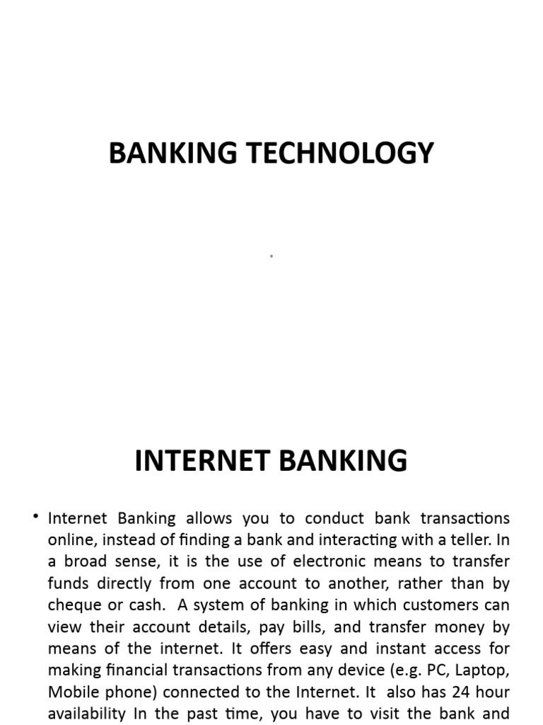 T-5 Banking Technology | PDF | Automated Teller Machine | Banks