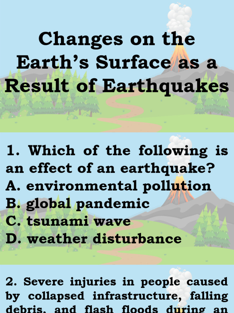 Science 6 Q4 Week 1 Cont | PDF | Earthquakes | Volcano
