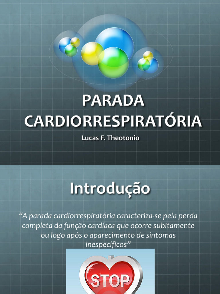 Parada Cardiorrespiratória | Download grátis PDF | Fisiologia | Ciências da Saúde